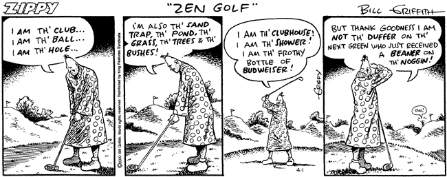 Zippy The Pinhead: "Zen Golf"