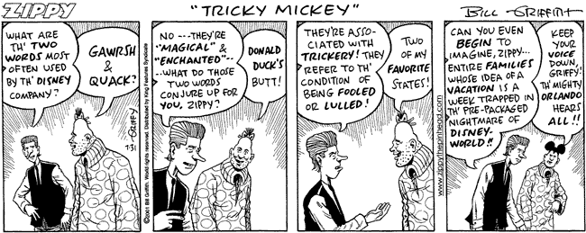 Zippy The Pinhead: "Tricky Mickey"