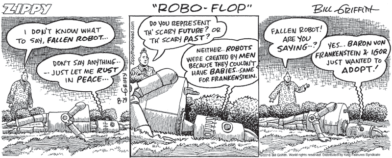 Zippy The Pinhead: "Robo-Flop"