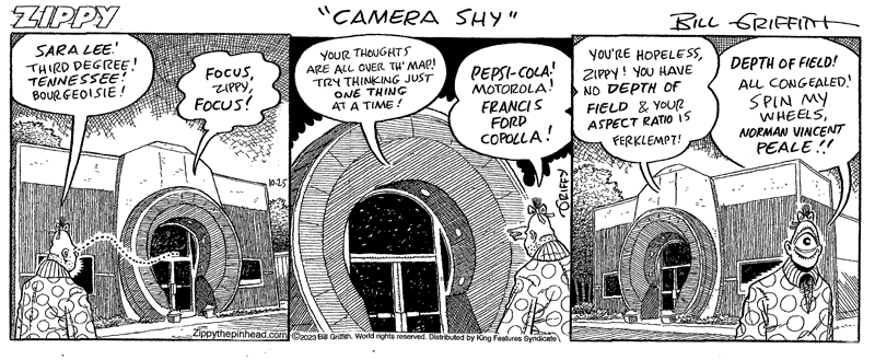 Zippy The Pinhead: "Camera Shy"