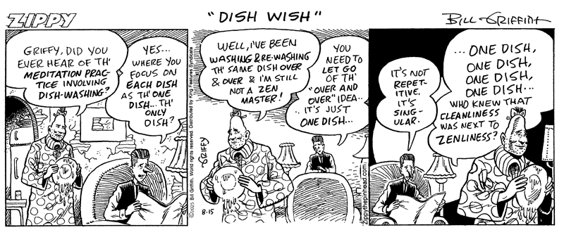 Zippy The Pinhead: "Dish Wish"