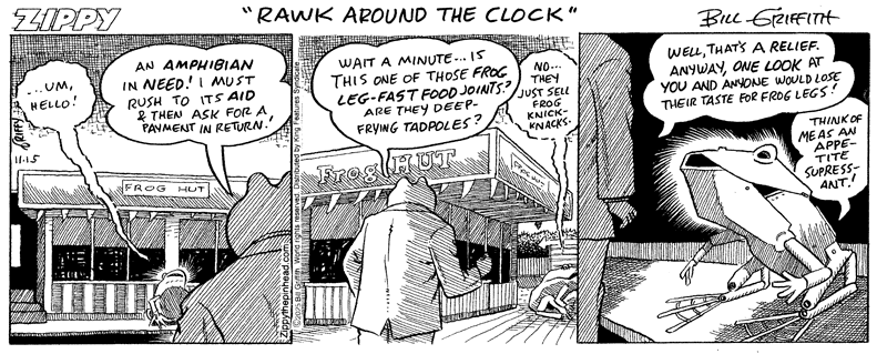 Zippy The Pinhead: "Rawk Around The Clock"